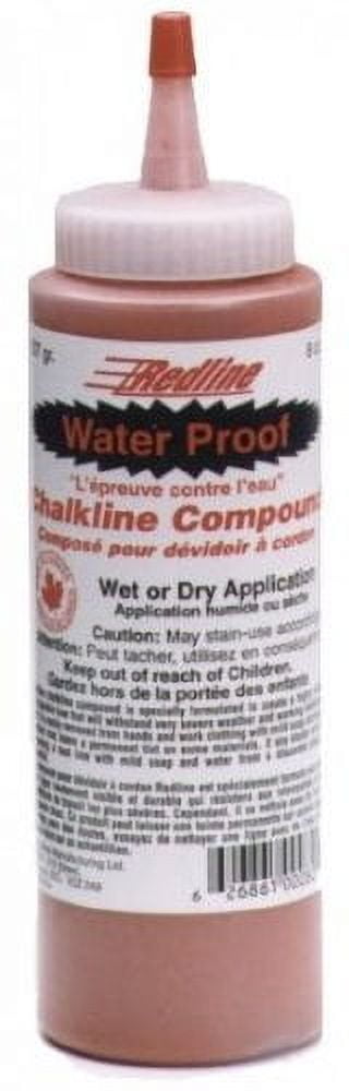 Blackline BL816R Red Water Proof Chalk Line Compound - 8 oz Refill ...