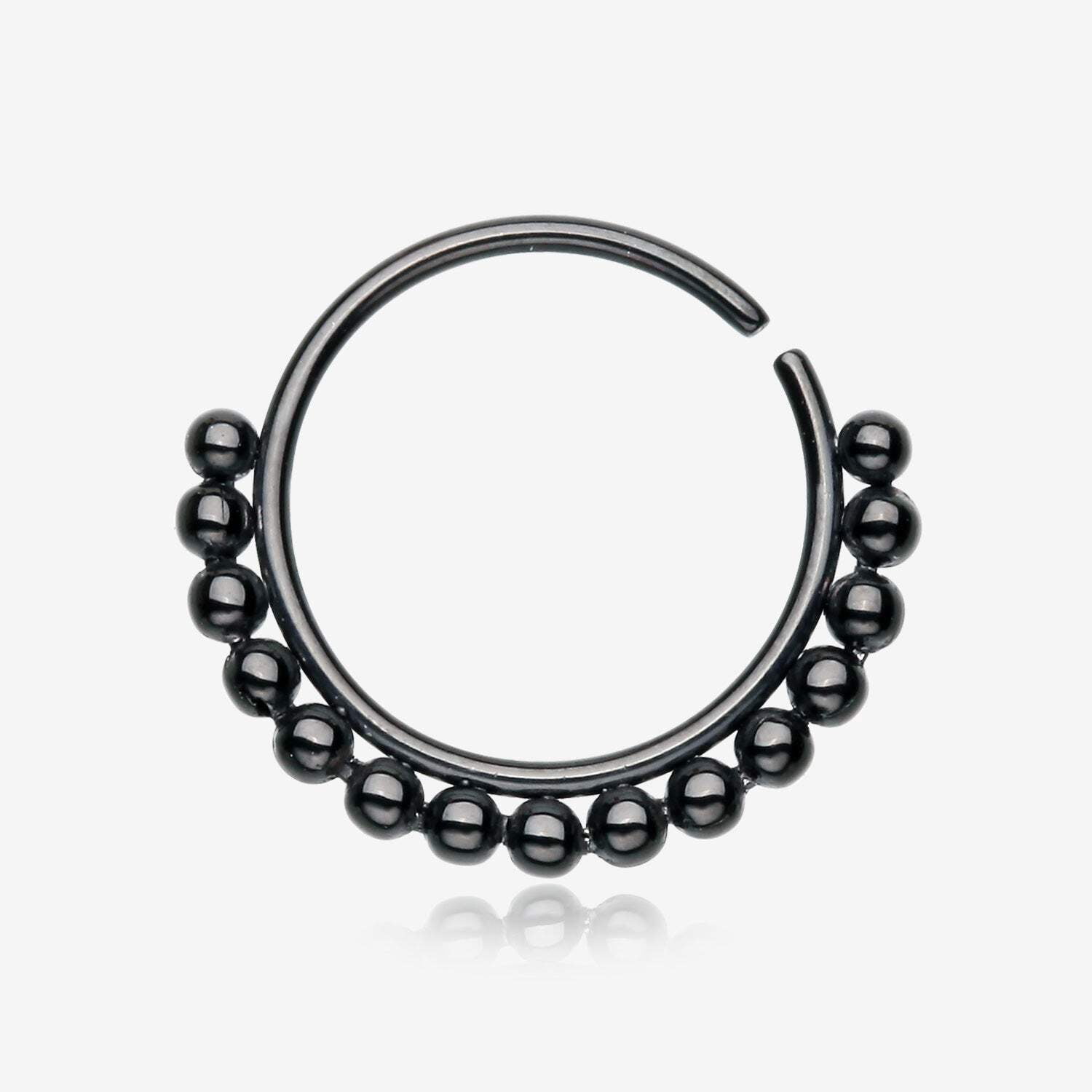 Blackline Bali Beads Spherule Bendable Hoop Ring - Walmart.com