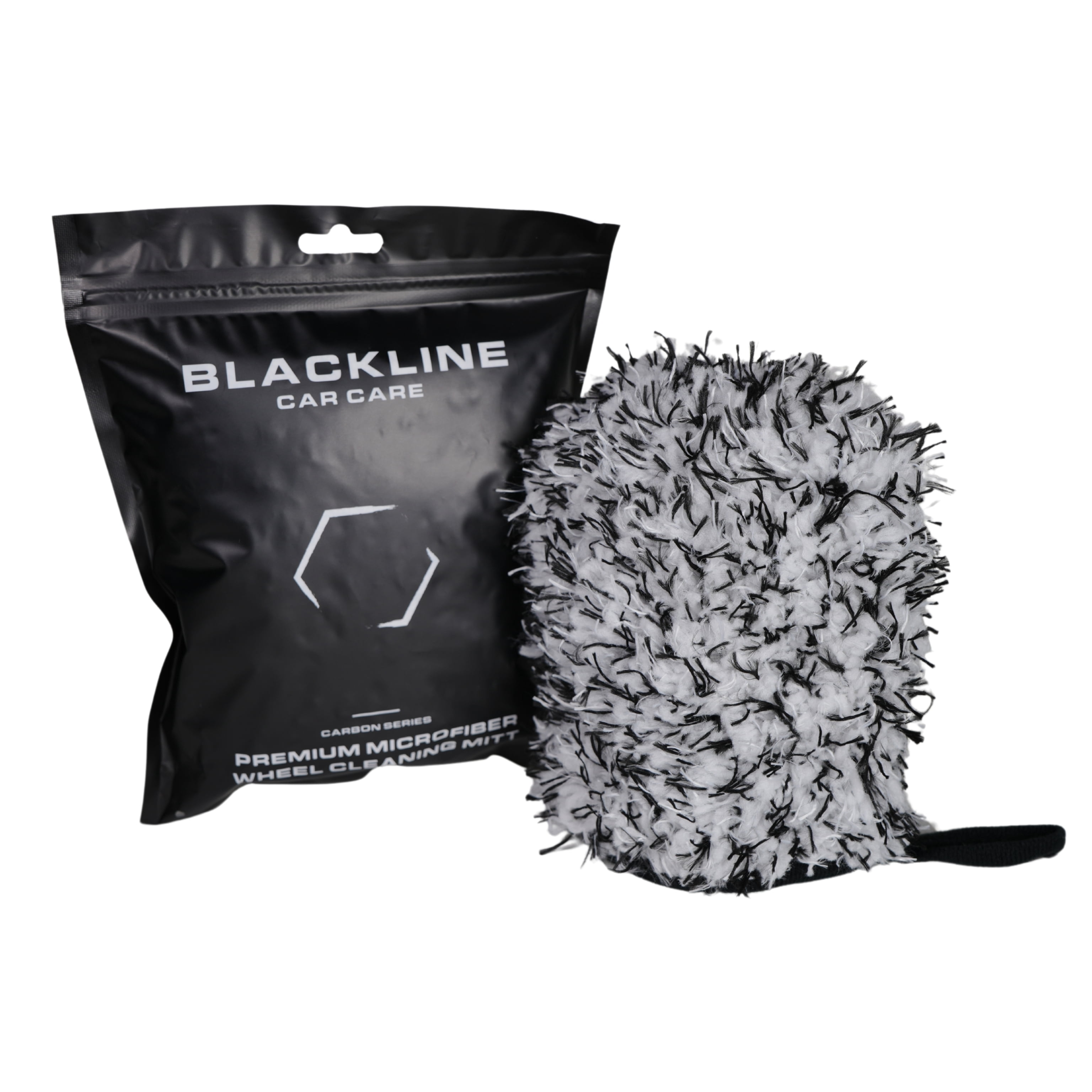 Blackline Car Wheel Mitt -Premium Scratch Free Microfiber Wash Mitt for ...