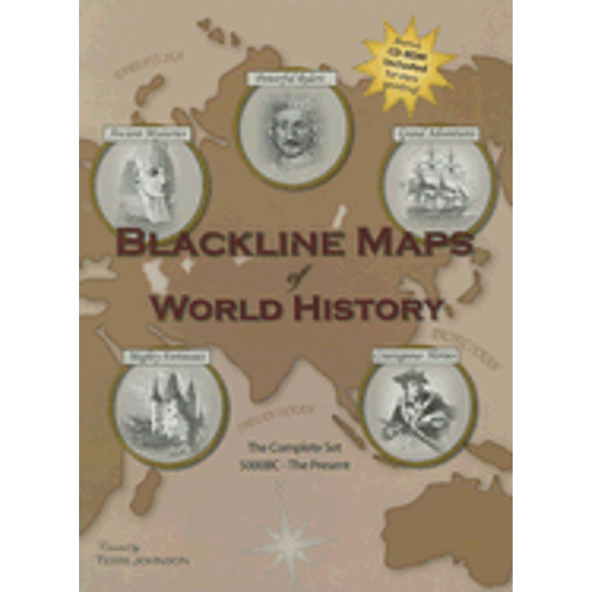 Pre-Owned Blackline Maps Of World History *OP: The Complete Set 5000Bc ...