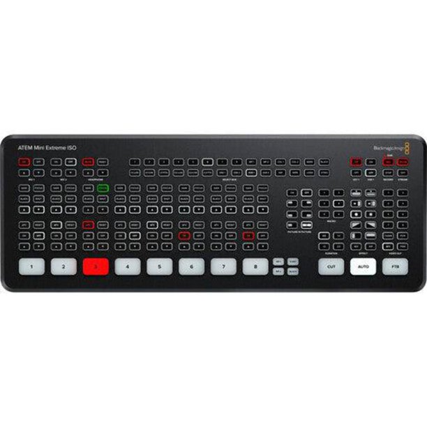 BLACKMAGIC DESIGN ATEM Mini Extreme ISO Switcher (SWATEMMINICEXTISO ...