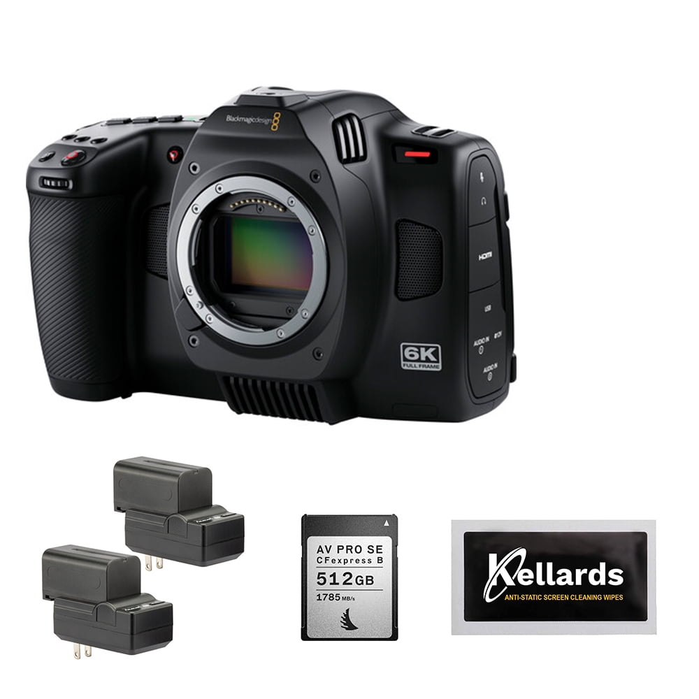 Blackmagic Design Cinema Kamera 6K (BM-CINECAM60KLFL) Bundle with ...