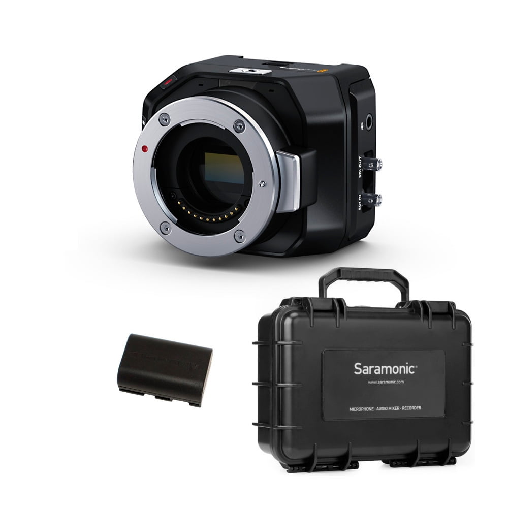 Blackmagic Design Micro Studio Camera 4K G2 with LP-E6 battery and Hard ...