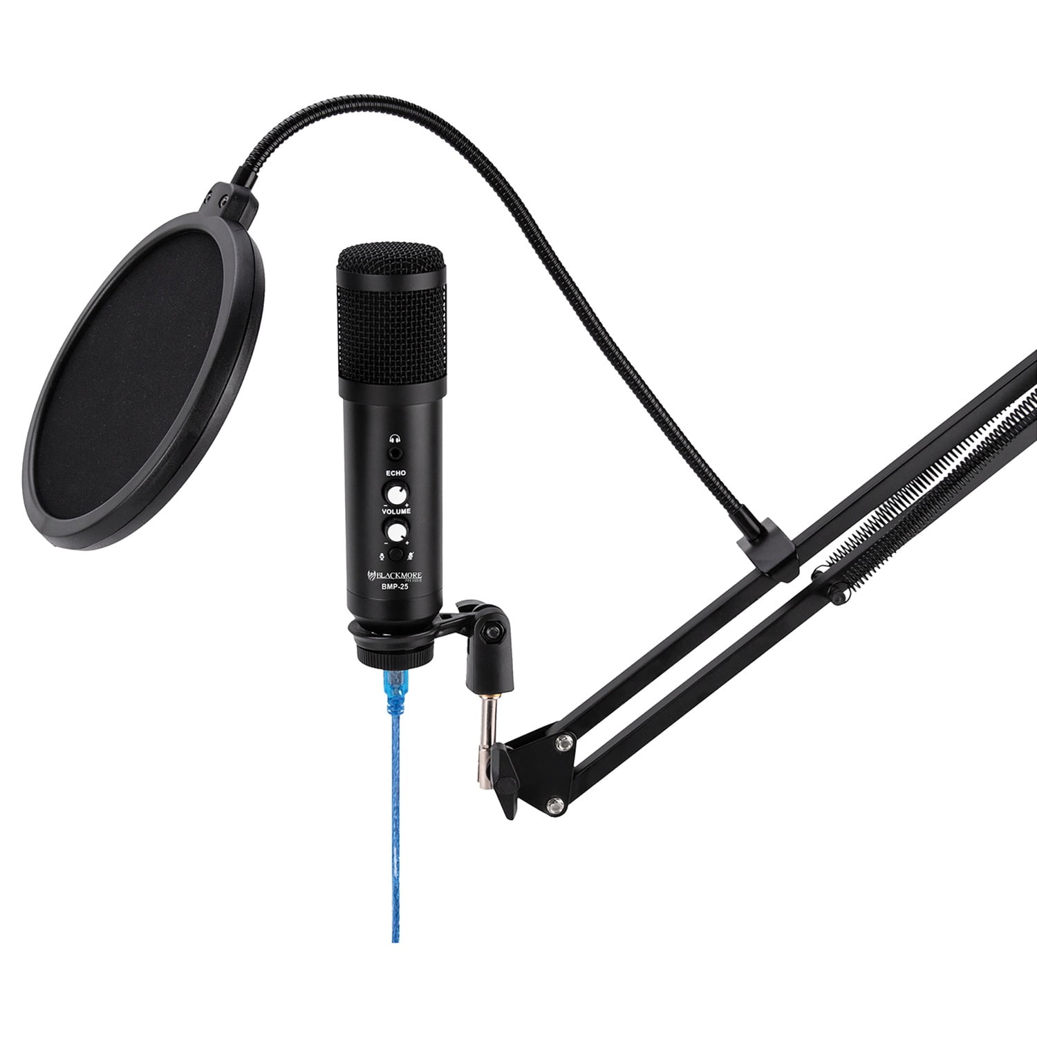 Blackmore Pro Audio BMP-25 USB Condenser Microphone Kit, BMP-25 ...