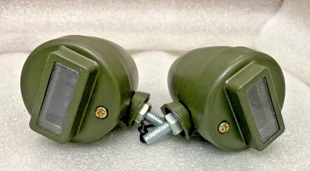 Blackout Cat Eye Marker Light (Pair) for Jeep Willys & Ford Military ...