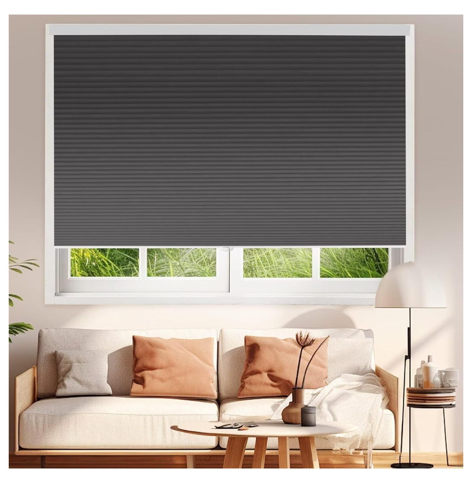 Blackout Cellular Shades Cordless Pull Down Cellular Blinds Thermal ...