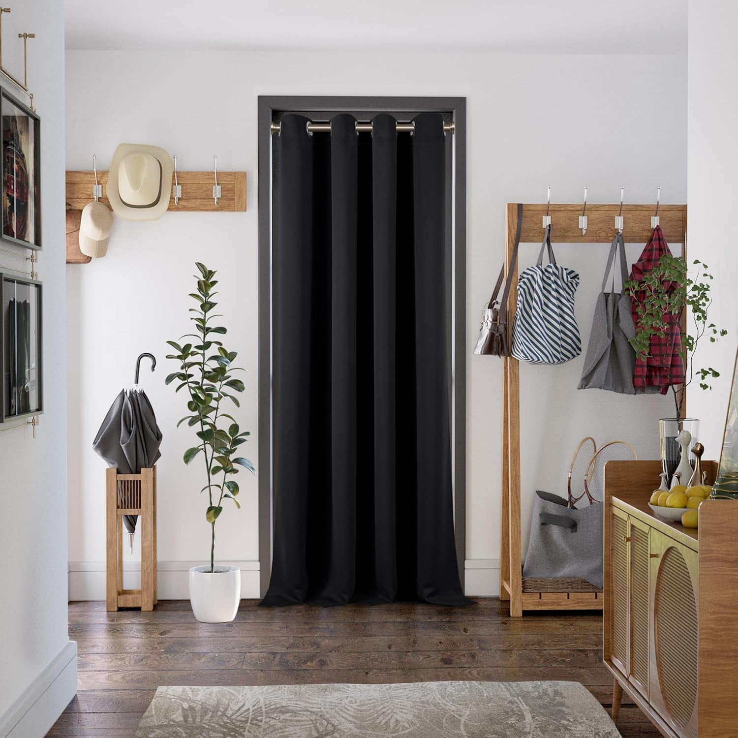 Blackout Curtain 95 Inch Length for Bedroom, Floor Length Room ...