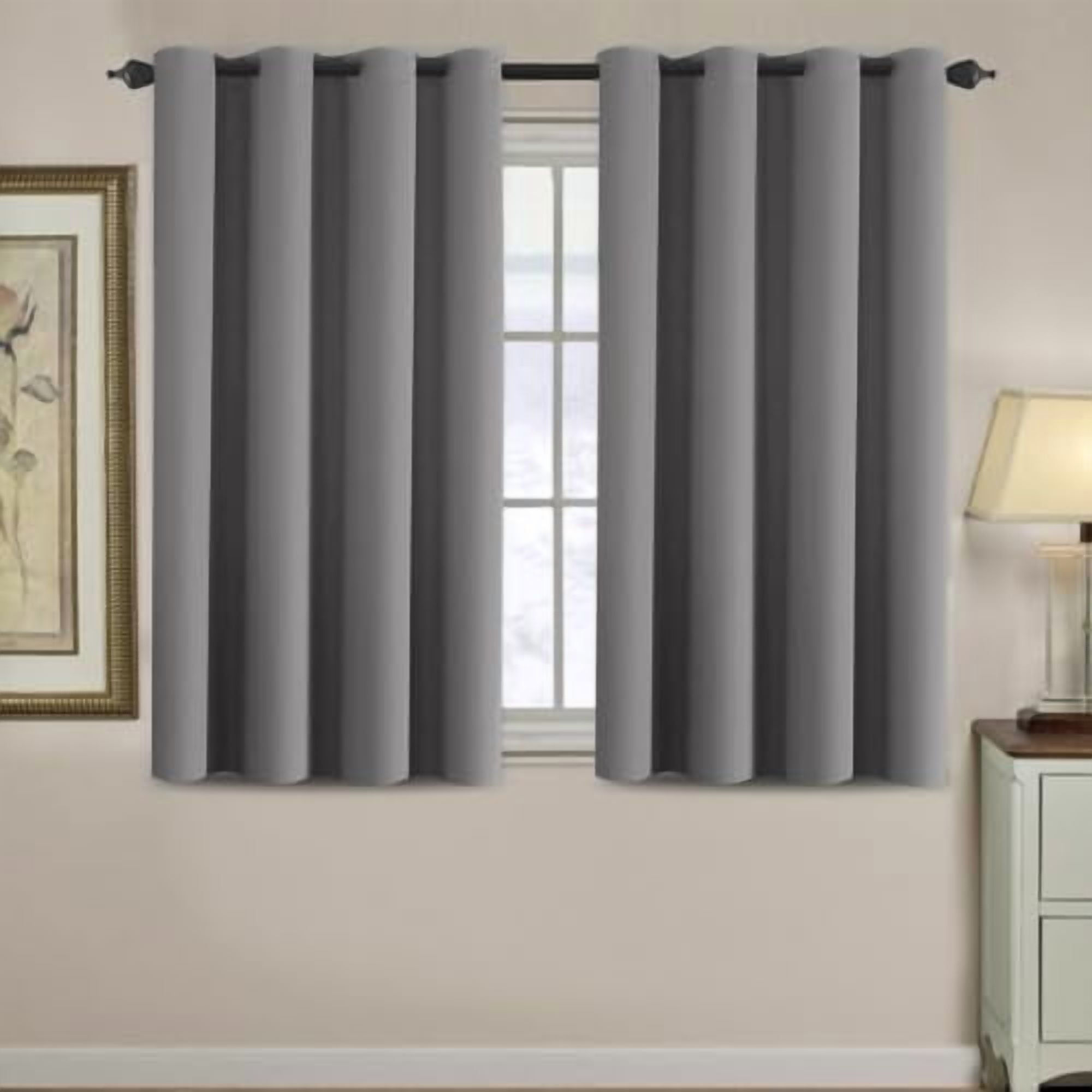 Blackout Curtain for Living Room Small Window Kitchen Blackout Curtains ...