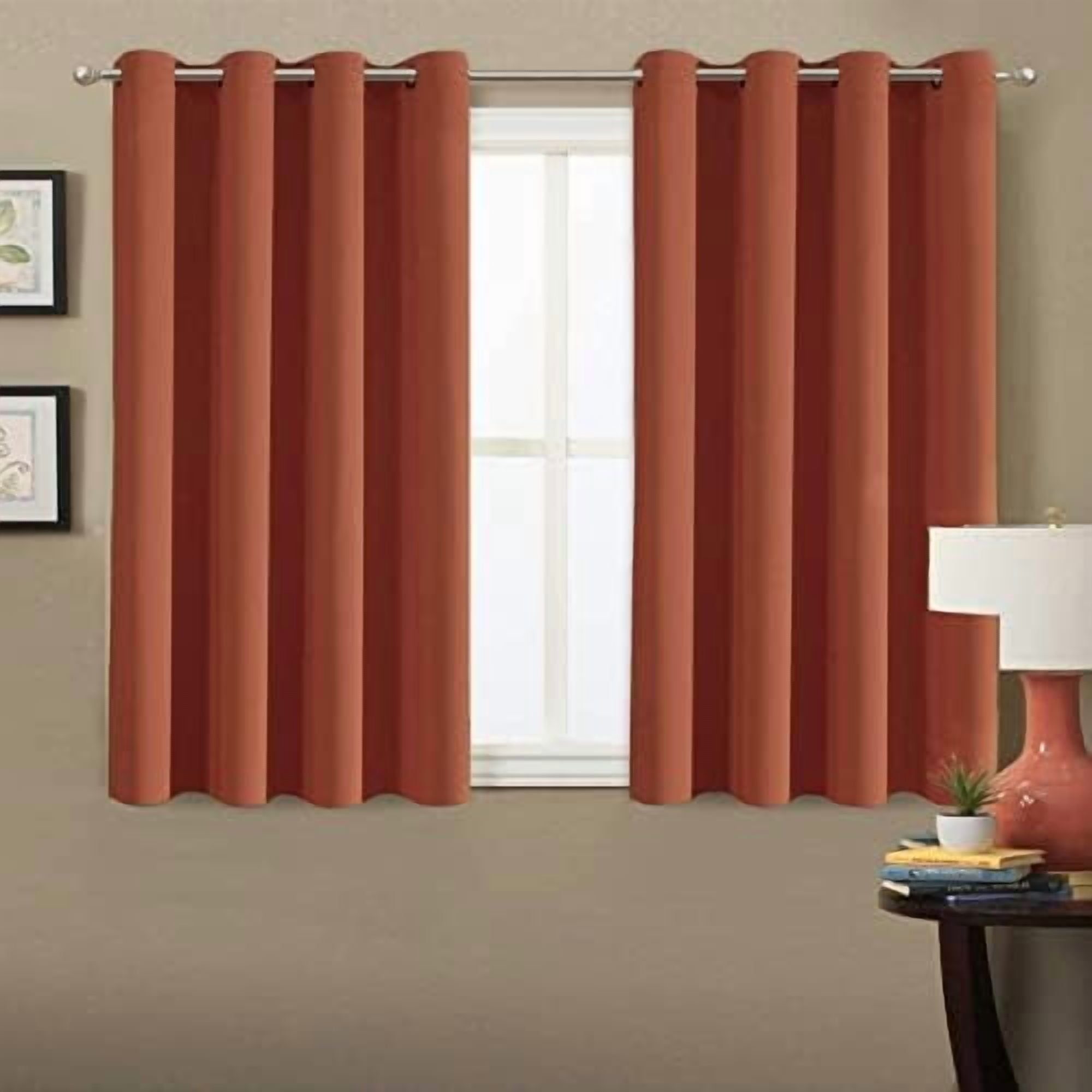 Blackout Curtain for Living Room Small Window Kitchen Blackout Curtains ...