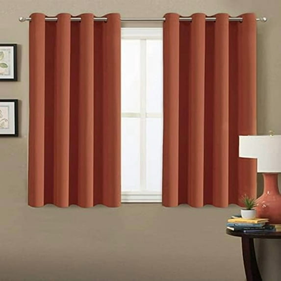 Blackout Curtain for Living Room Small Window Kitchen Blackout Curtains ...