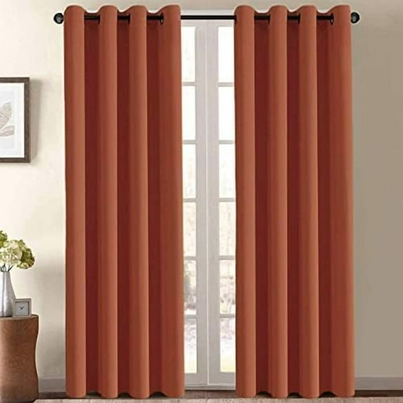 Blackout Curtain for Living Room Thermal Insulated Grommet Window ...