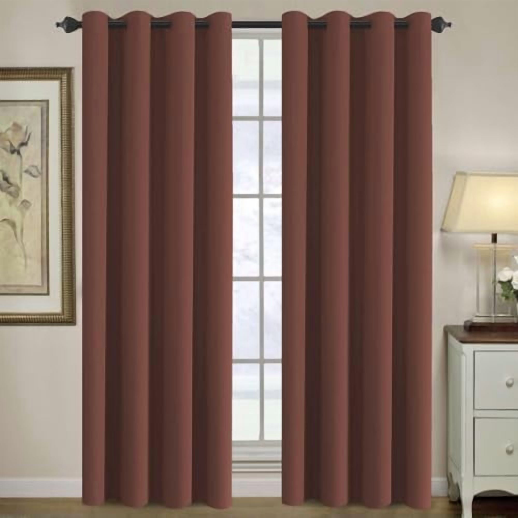 Blackout Curtain for Living Room Thermal Insulated Window Treatment ...