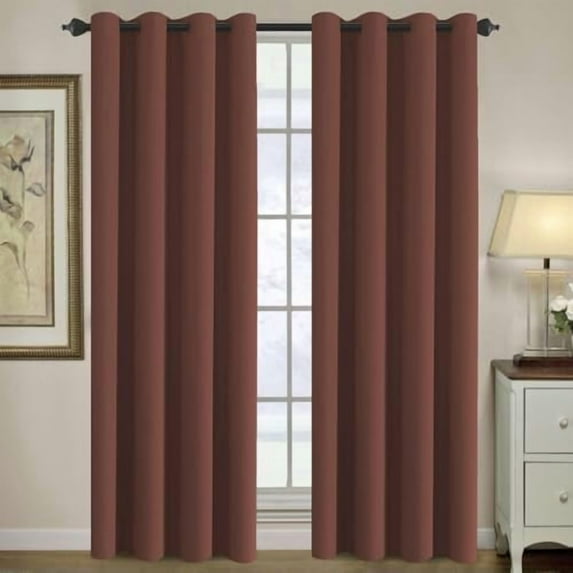 Blackout Curtain for Living Room Thermal Insulated Window Treatment ...
