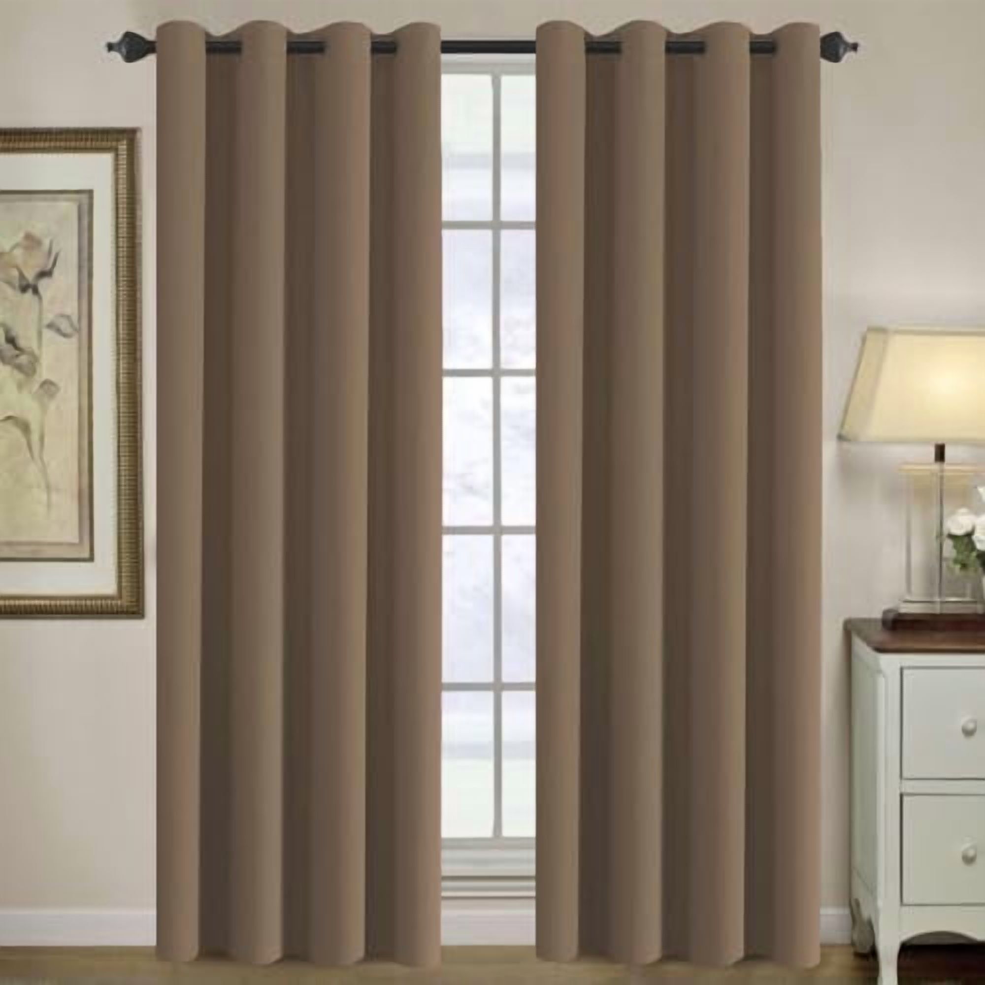 Blackout Curtain for Living Room Thermal Insulated Window Treatment ...