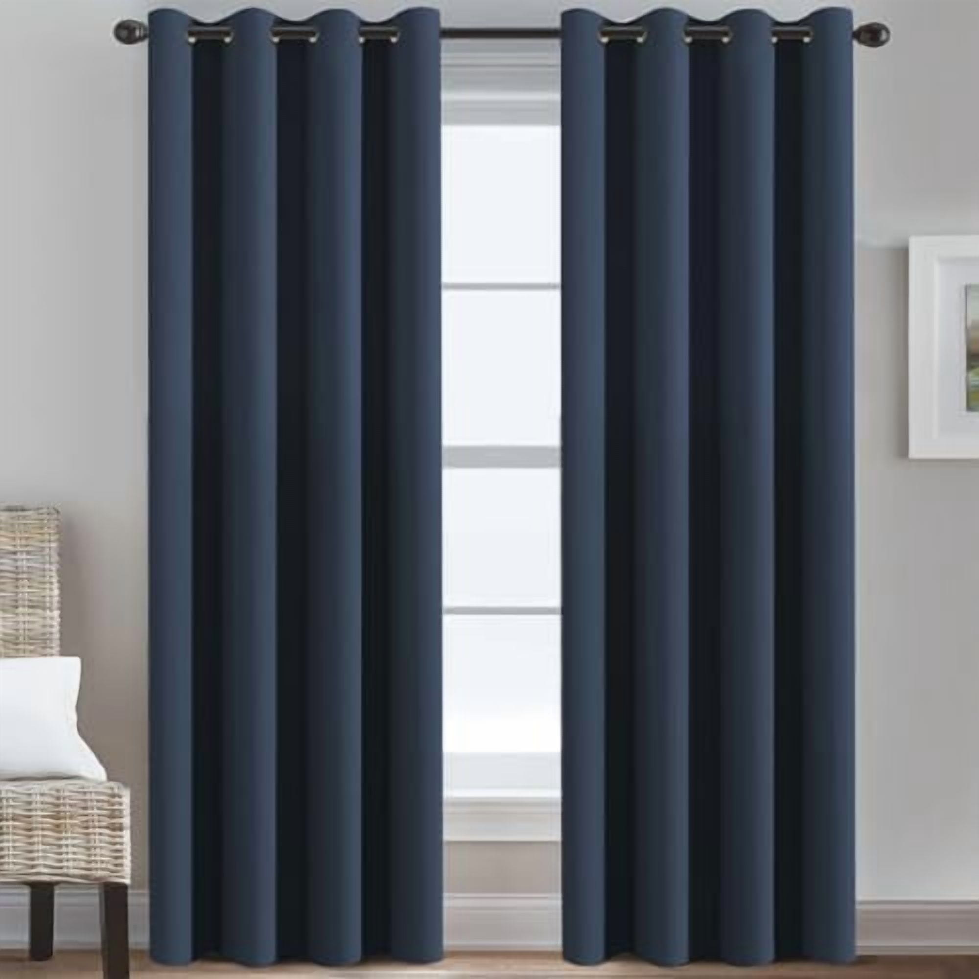 Blackout Curtain for Living Room Thermal Insulated Window Treatment ...