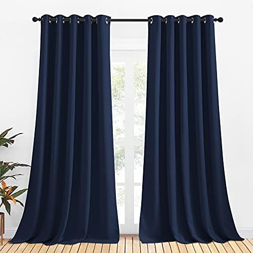 Blackout Curtain Panels, Window Treatment Energy Saving Thermal ...