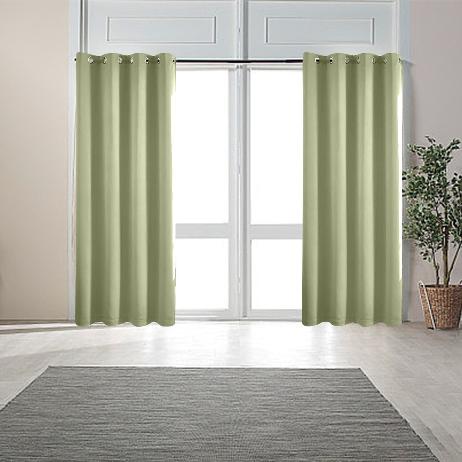 Blackout Curtain Panels for Bedroom - Light Blocking Sound Reducing ...