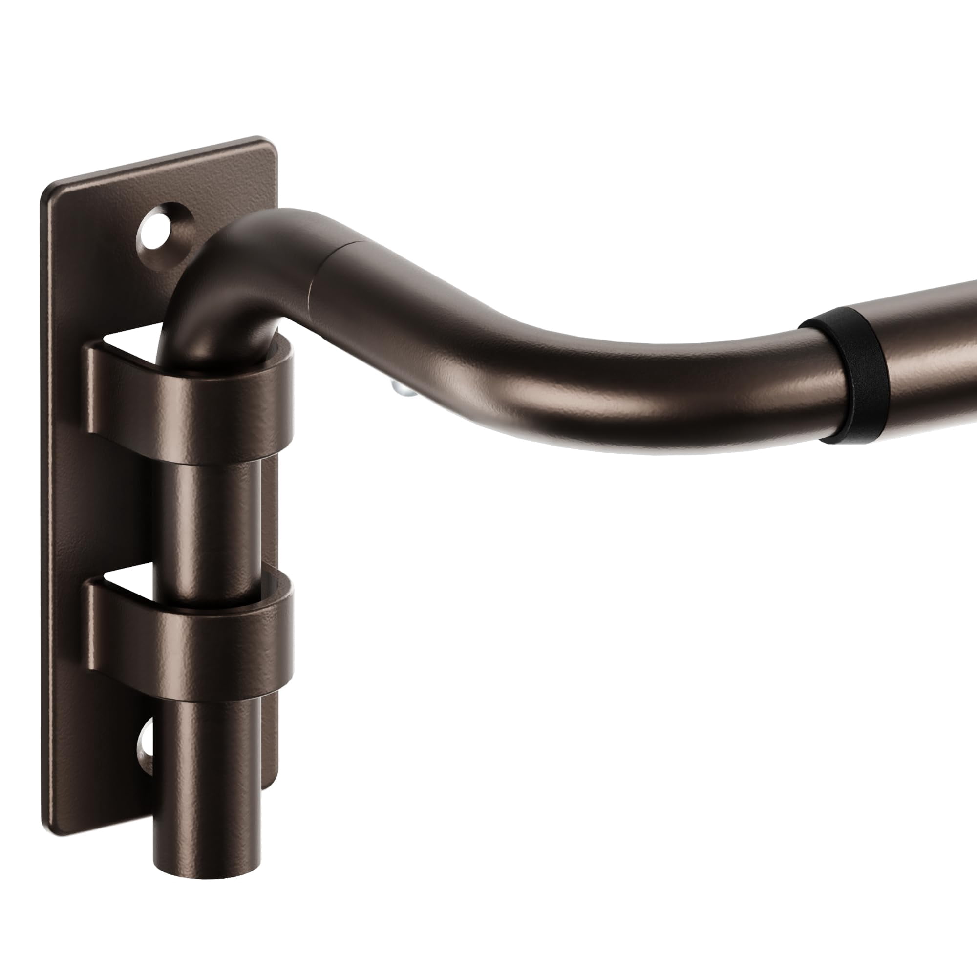 Blackout Curtain Rod Adjustable 30 to 57 Inches Wrap Around Design ...