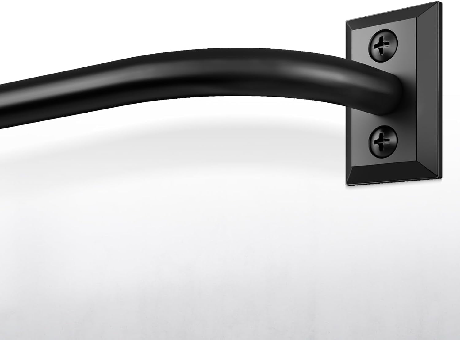 Blackout Curtain Rod for Windows 28 to 48 inch (2.33-4Ft), Wrap Around ...