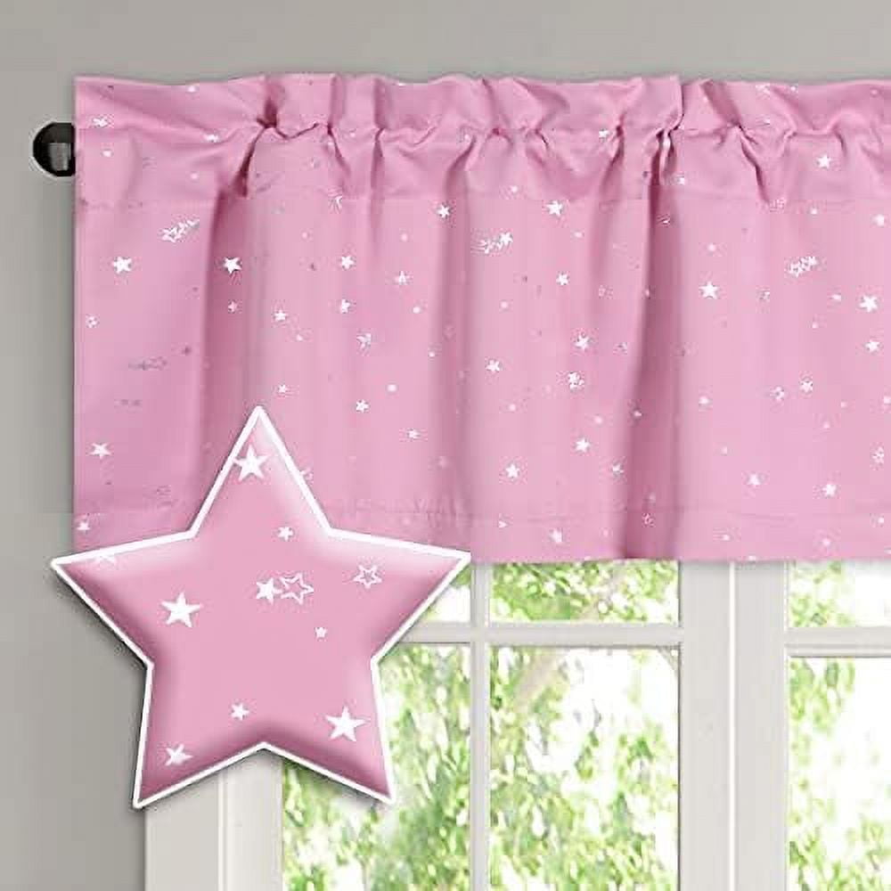 Blackout Curtain Valances for Kitchen Window/Living Room/Bathroom ...