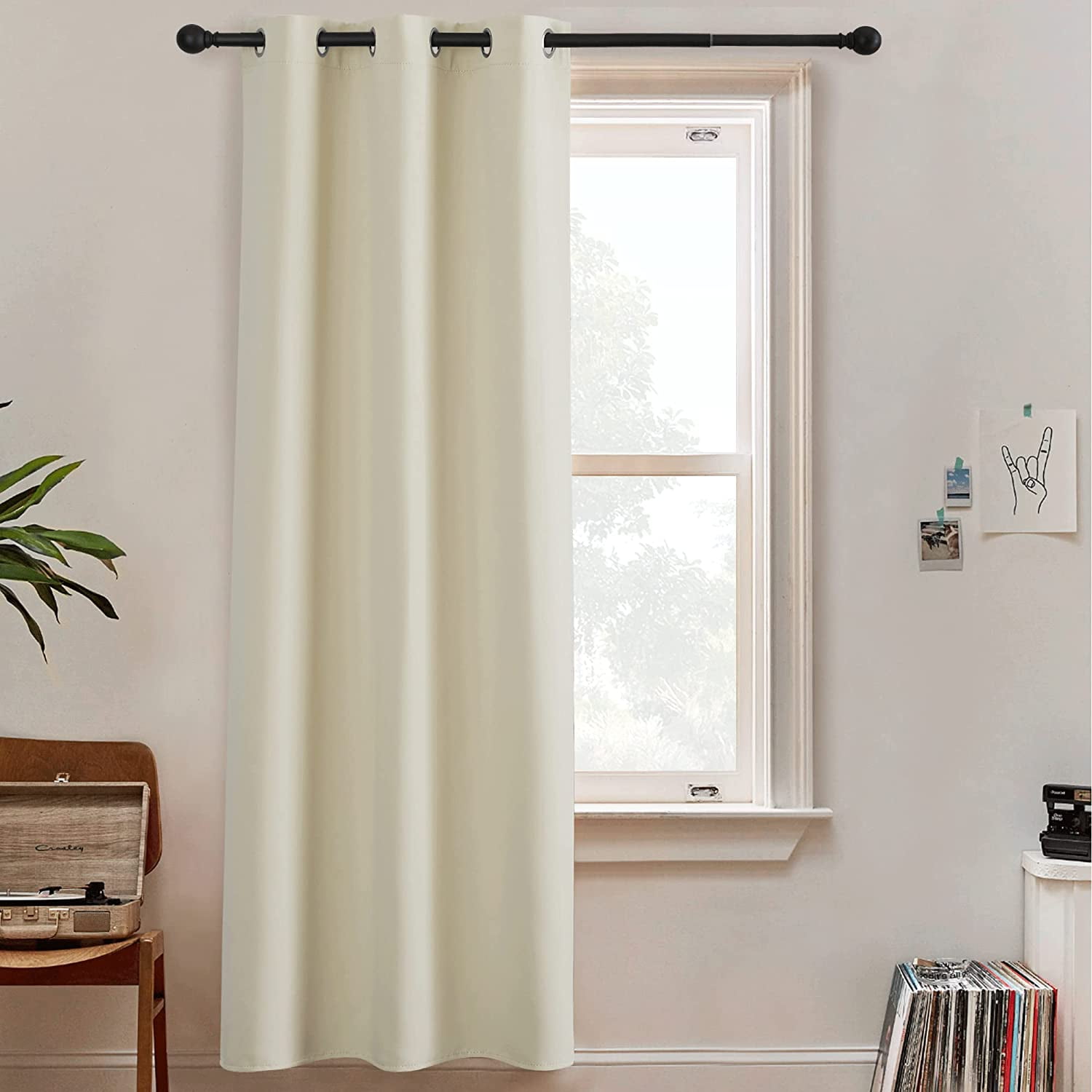 Blackout Curtains 108 inches Long Portable Privacy Curtains Screen ...