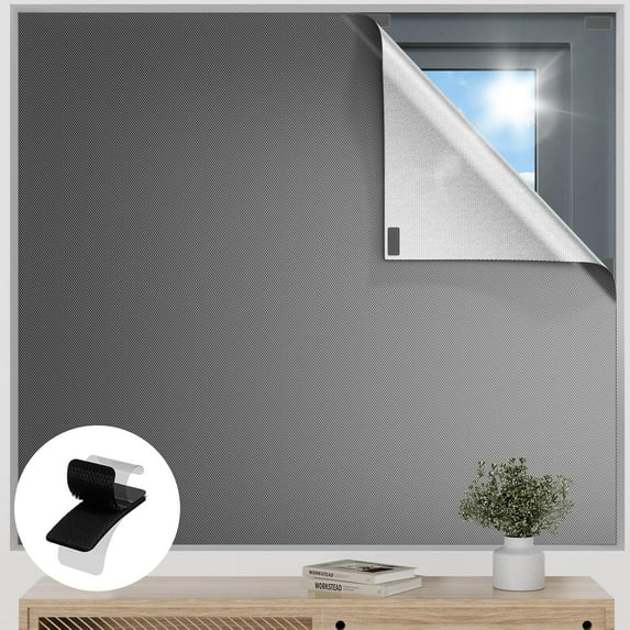 Blackout Curtains for , 36" x 57" Temporary Blackout Shades for ...