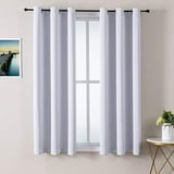 Blackout Curtains 48 inches Long for Bedroom - 2 Panels Set Grommet ...