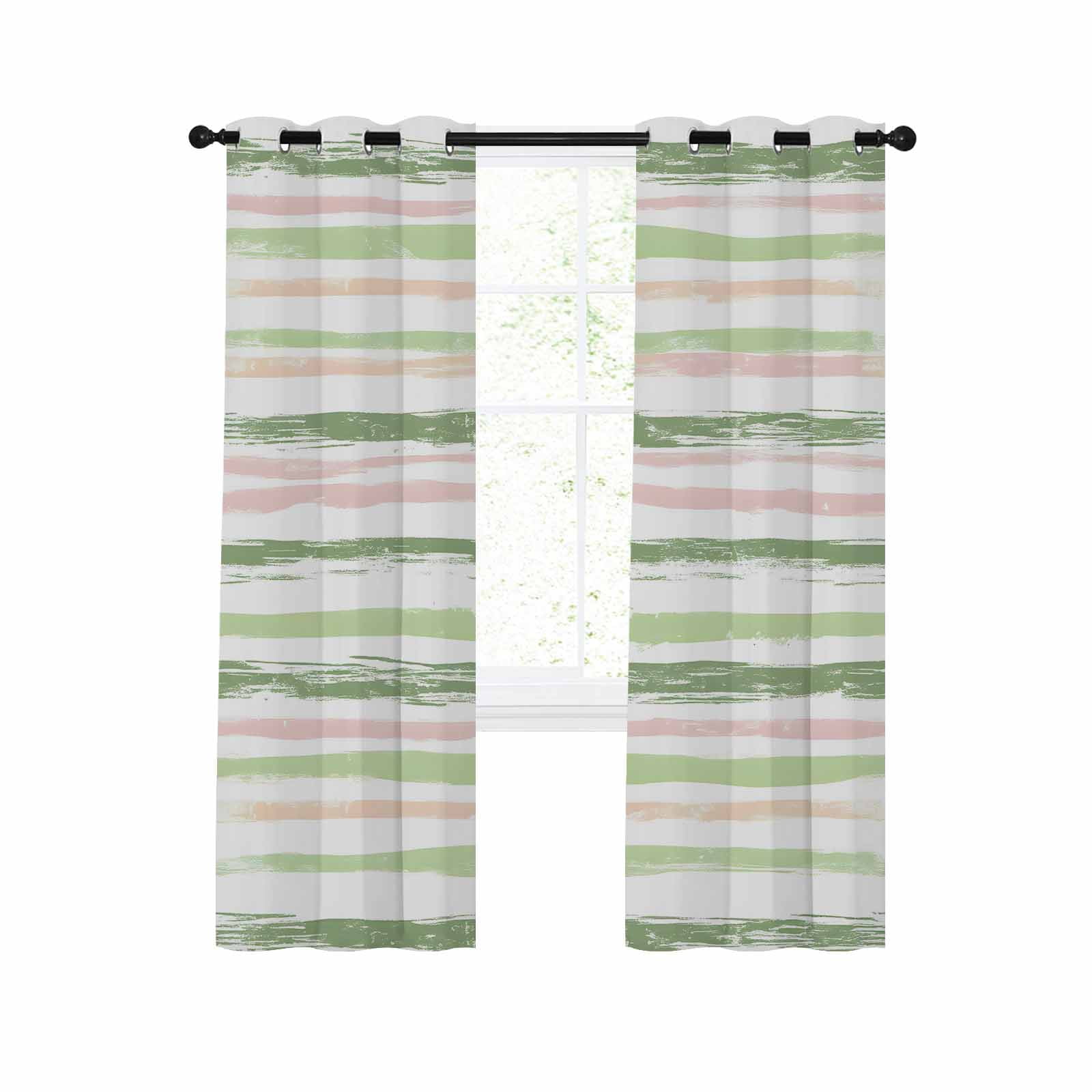 Blackout Curtains 54 Inches Long for Bedroom, Thermal Insulated Room ...