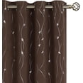 Blackout Curtains 63 Inch Length 2 Panels Set Grommet Thermal Insulated ...