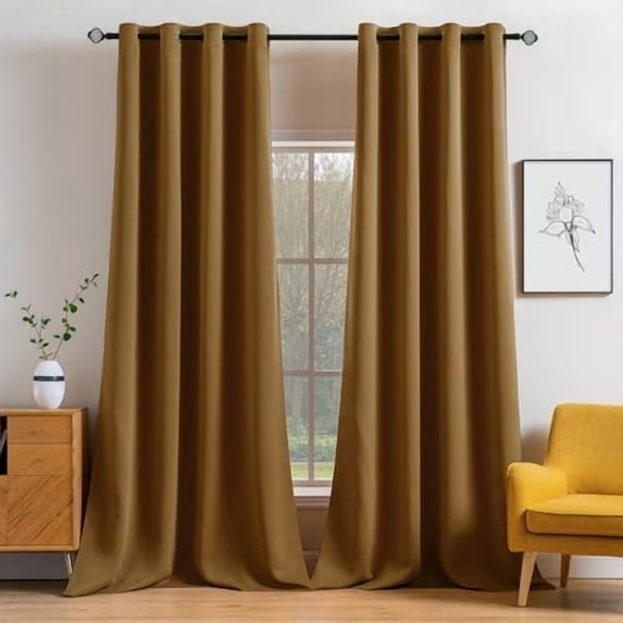 Blackout Curtains 96 Inches Long for Bedroom Living Room Thermal ...