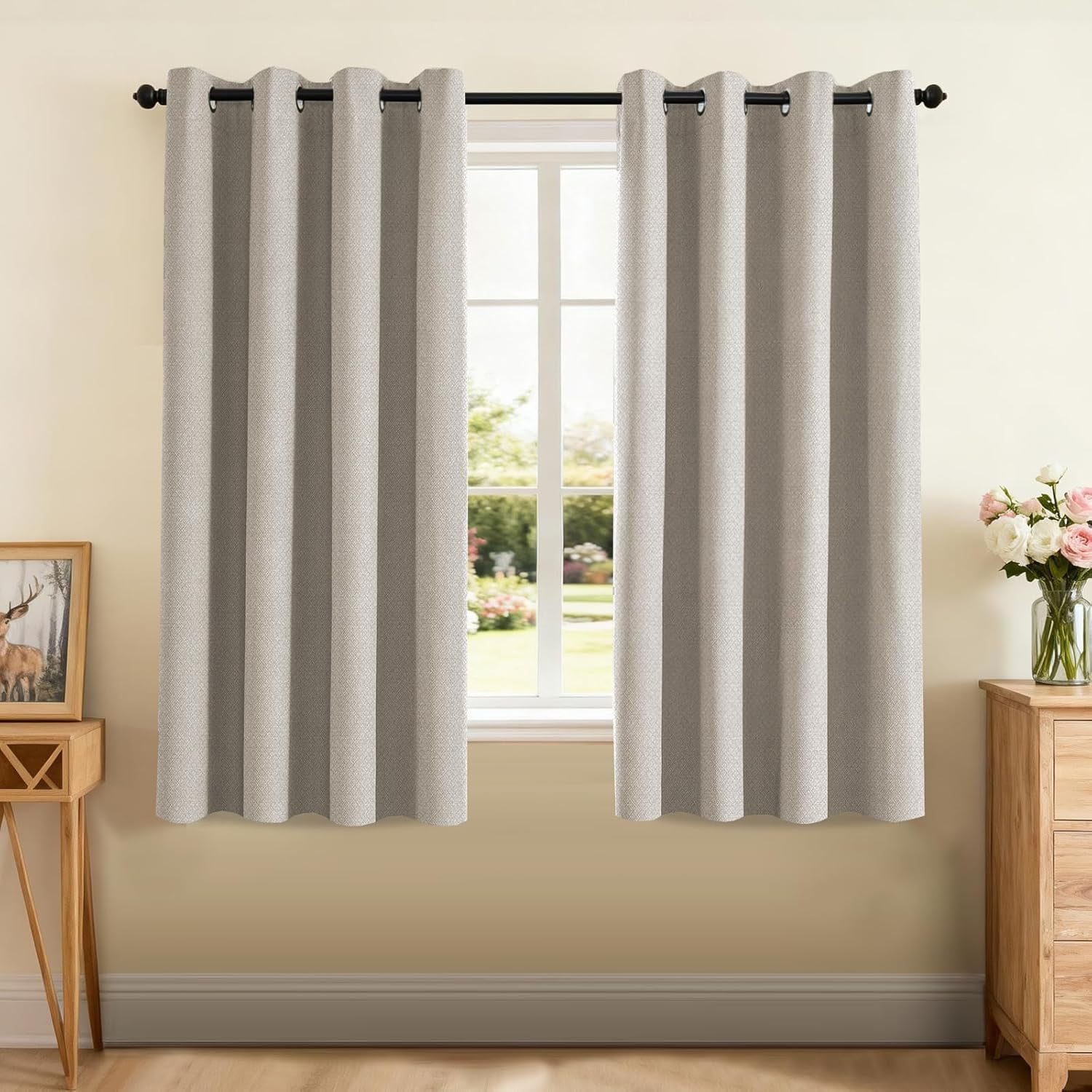 Blackout Curtains for Bedroom – 100% Light Blocking Thermal Insulated ...