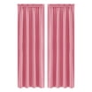 1PC HOLLYWOOD BEIGE Faux Linen Rod Pocket Window Curtain Panel 55 inch ...