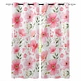 Blackout Curtains for Bedroom, Elegant Spring Floral Room Darkening ...