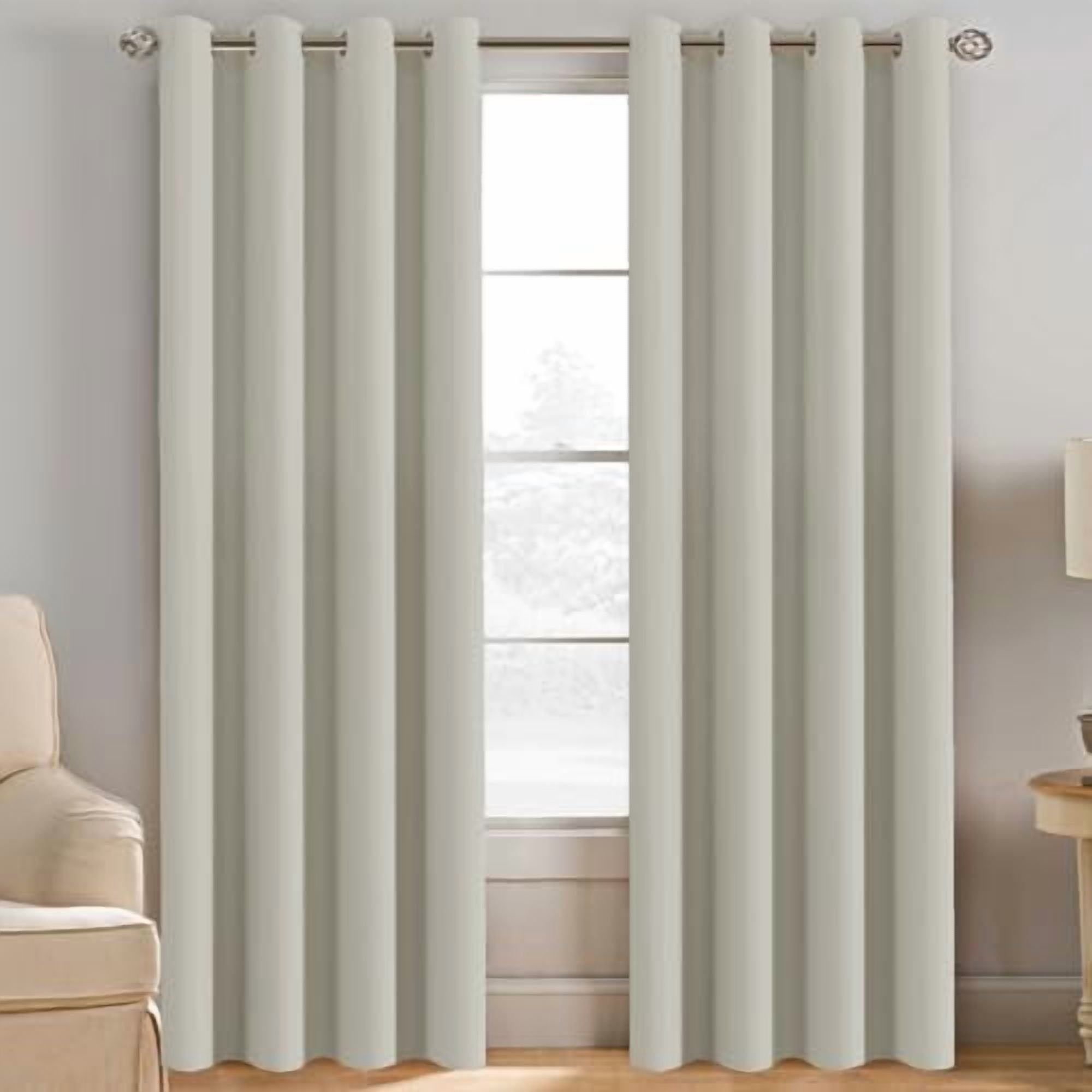 Blackout Curtains for Bedroom/Living Room, Length 63"/72"/84"/96"/108 ...