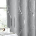 Blackout Curtains for Bedroom, Noise Reducing Thermal Insulated Wave ...