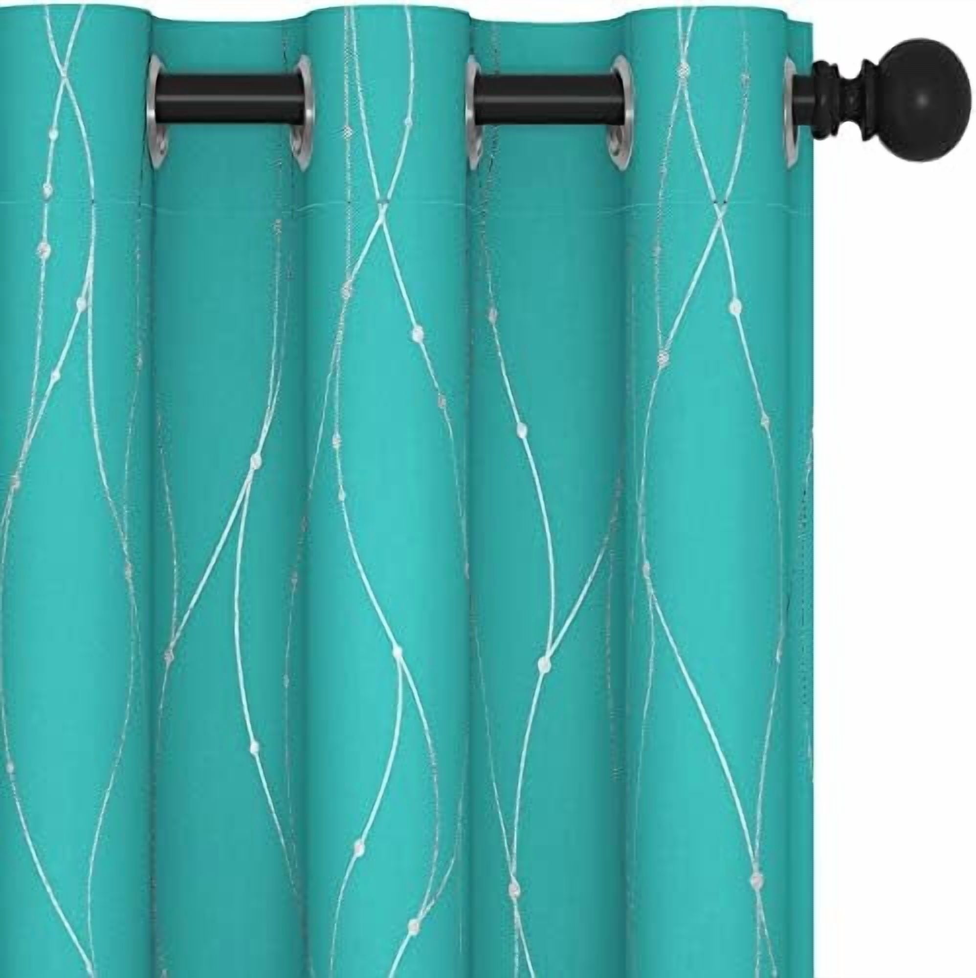 Blackout Curtains for Bedroom, Thermal Insulated Soundproof Drapes with ...