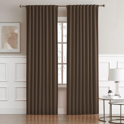 Blackout Curtains/Drapes 84 Inches Long, Light Blocking Privacy ...
