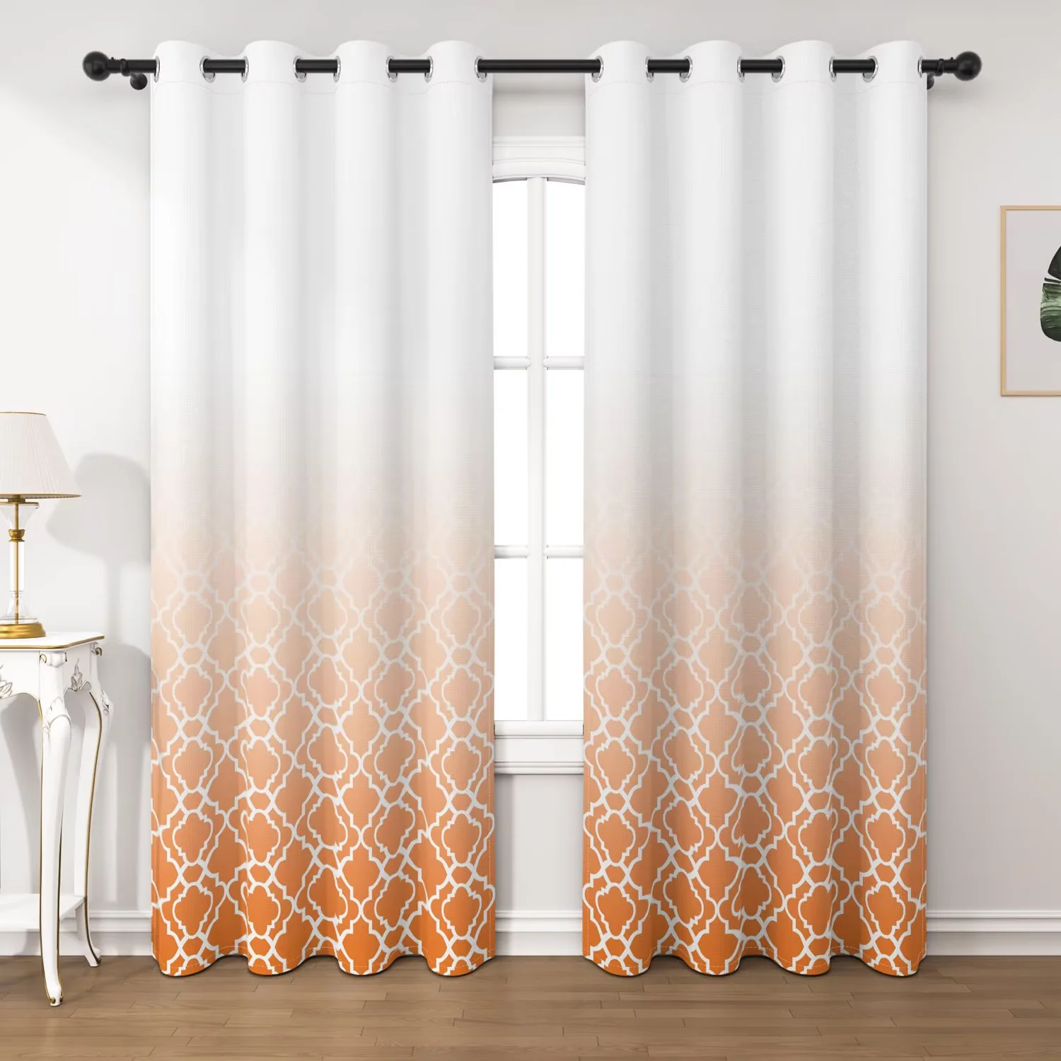 Blackout Curtains For Living Room, Thermal Insulated Grommet Window ...
