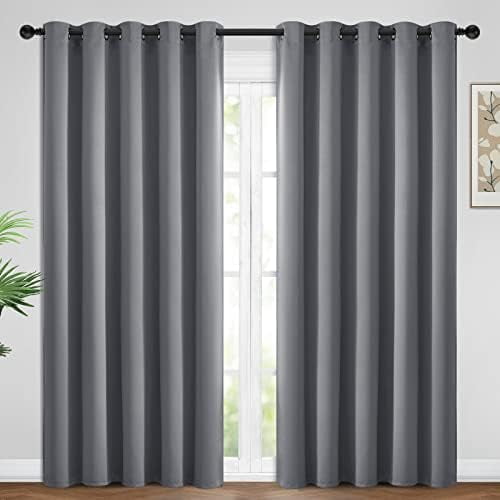 Blackout Curtains Room Darkening Thermal Insulated Window Panels,Solid ...