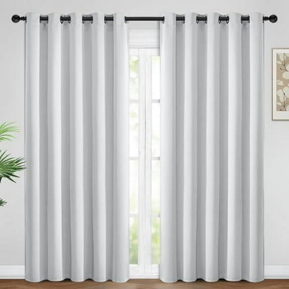 Blackout Curtains Room Darkening Thermal Insulated Window Panels,Solid ...