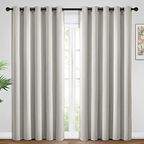 Blackout Curtains Room Darkening Thermal Insulated Window Panels,Solid ...