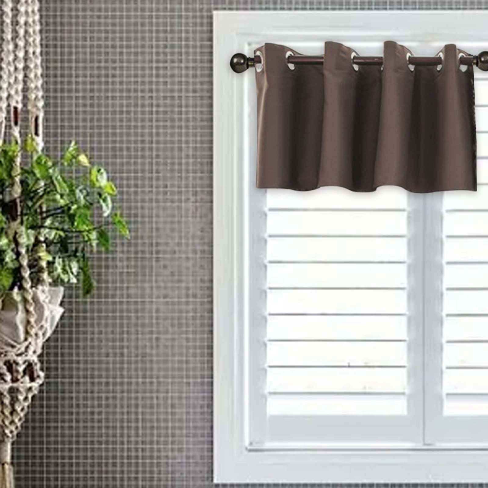 Blackout Curtains Short Window Curtains Solid Kitchen Window Curtains ...