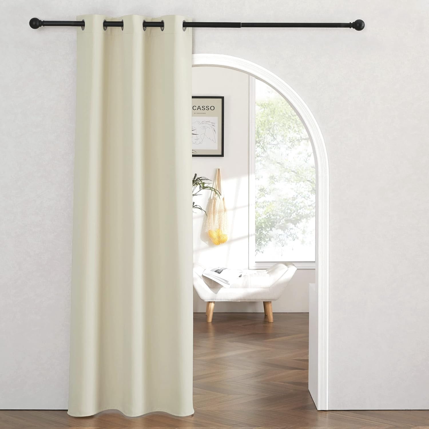 Blackout Curtains Thermal Insulating Privacy Temporary Door Curtains ...