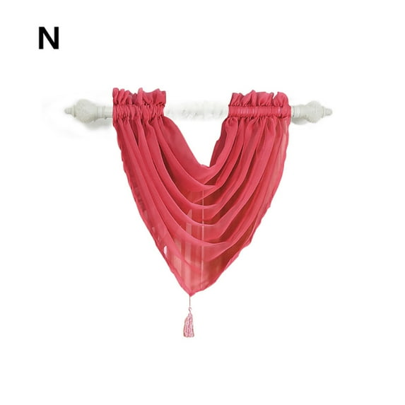 Blackout Curtains,Voile Curtain Swags All Colours Pelmet Valance Net ...