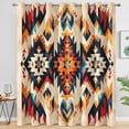 Blackout Curtains, Western Curtains for Living Room Bedroom, Thermal ...