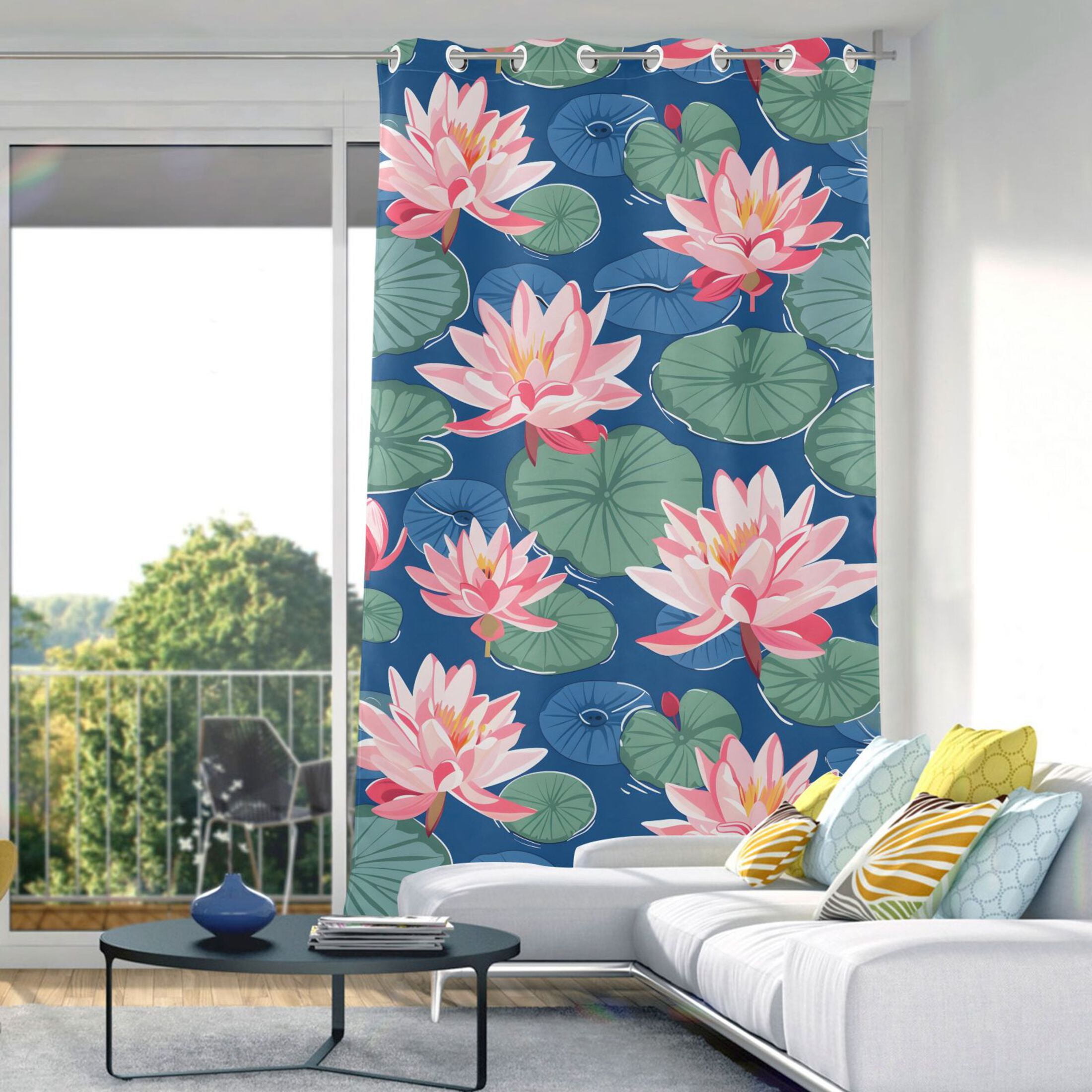 Blackout Curtains Window Curtain for Bedroom Living Room 1 Panel 82"x52 ...
