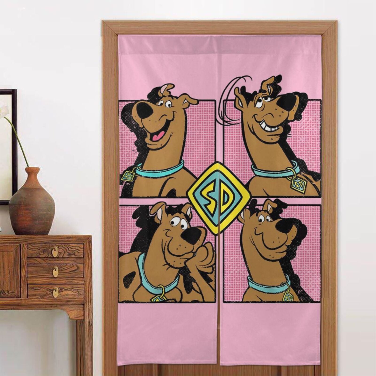 Blackout Curtains for Doorways Bedroom Kitchen Scooby-Doo Door Curtain ...