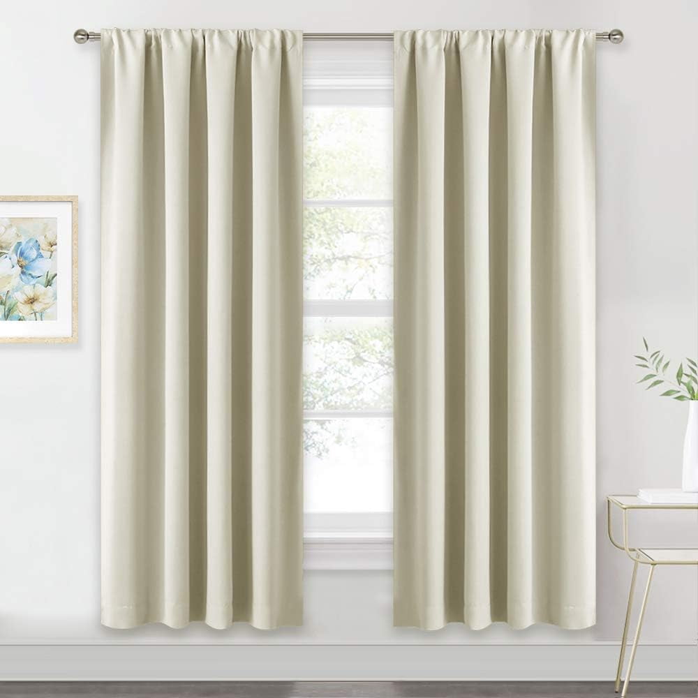 Blackout Curtains for Living Room, Large Window Shades for Bay Window ...