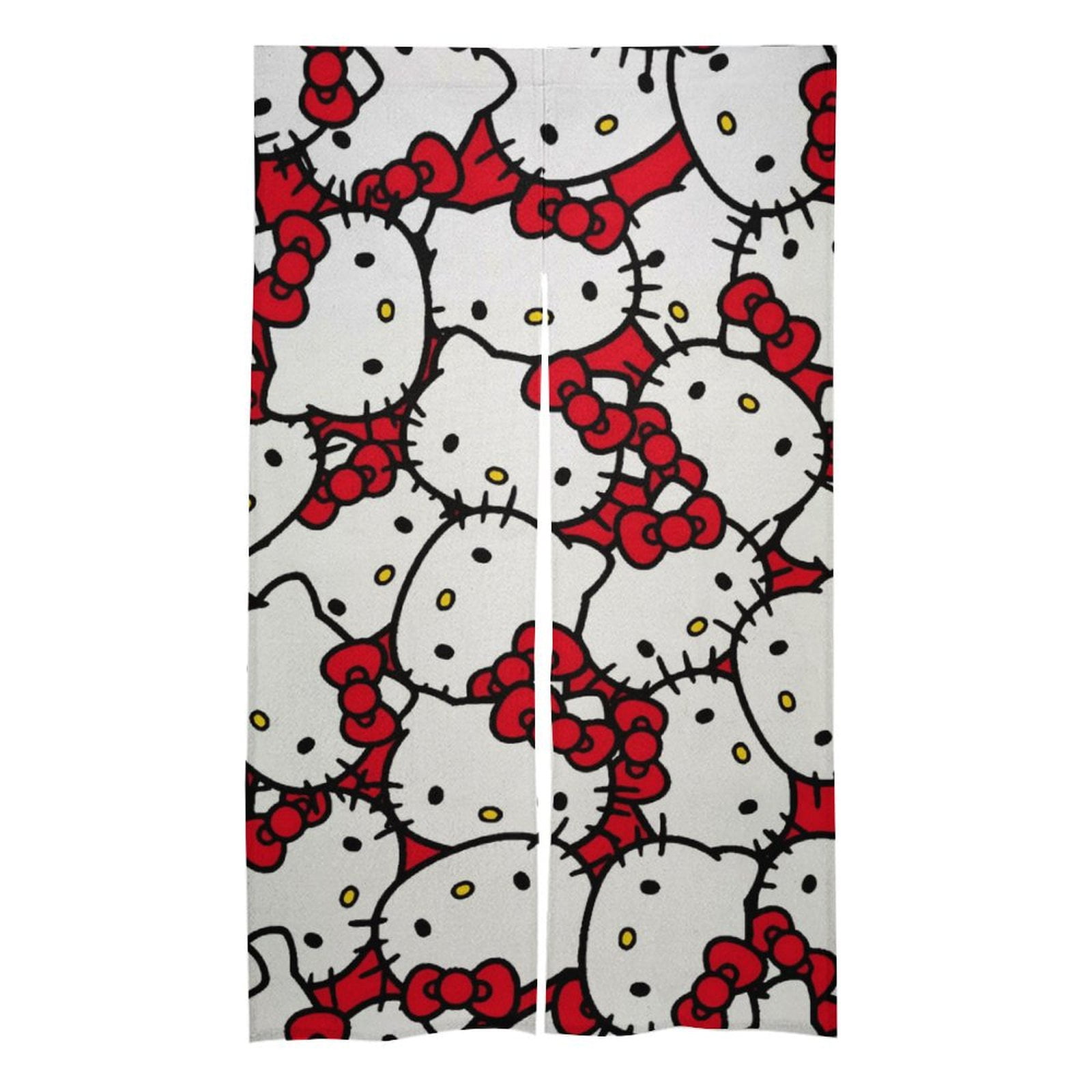 Blackout Door Curtain Doorway Curtain Cartoon Cute Hello Kitty Divider ...