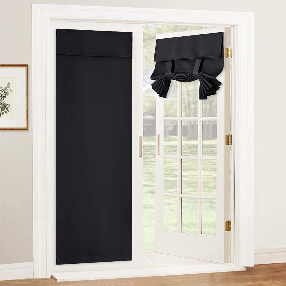 Blackout Door Curtain - Tricia Window Shades Thermal Insulated Light ...